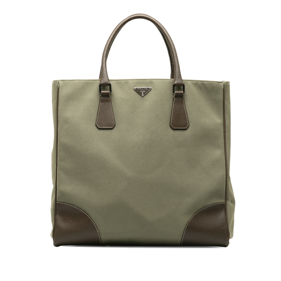Prada | Bags | Prada Canvas Tote Bag | Poshmark